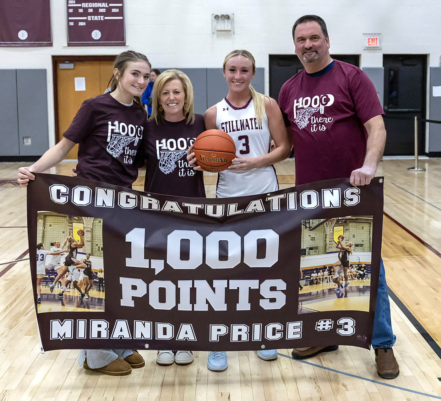 Stillwater High School senior Miranda Price reaches 1,000 career points ...